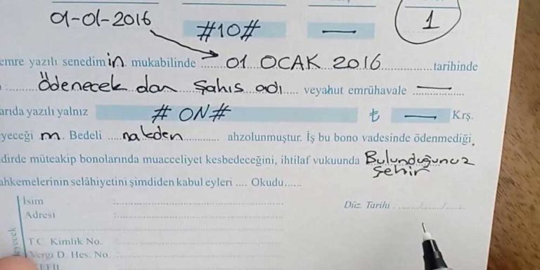 Senet Nasıl Doldurulur? Senet Düzenleme Örnekleri | Paratic