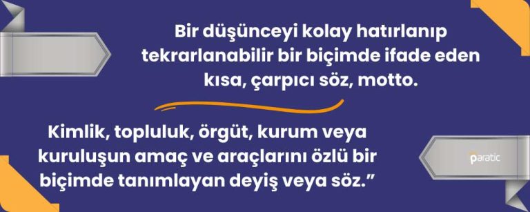 Slogan Nedir, Nasıl Bulunur? Etkili Slogan Örnekleri | Paratic