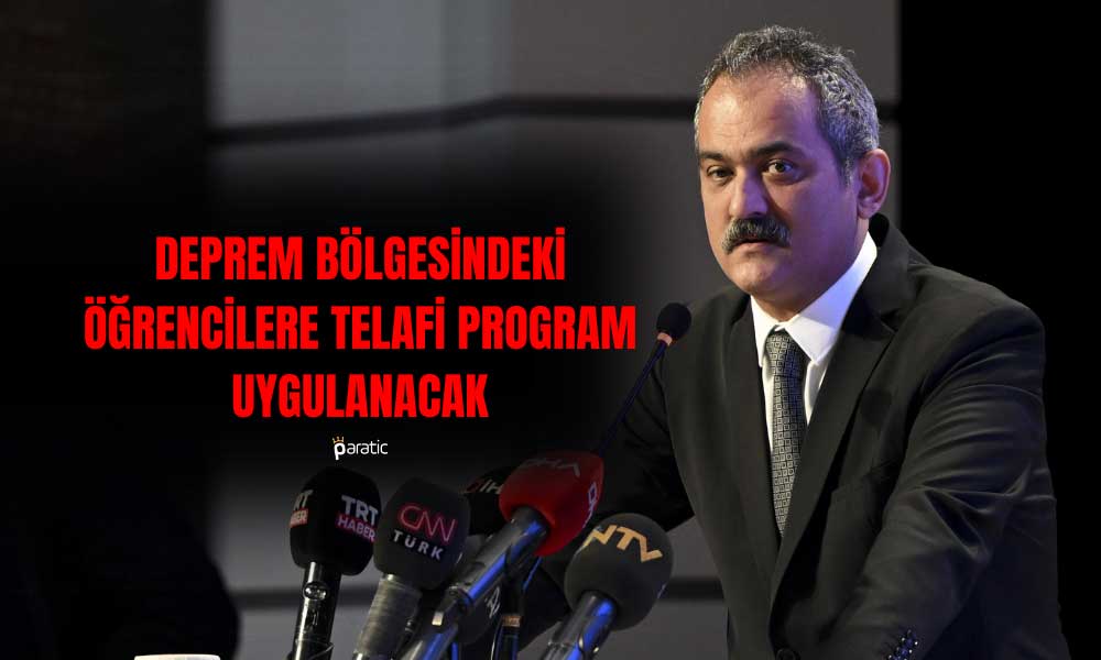 Bakan Özer’den Deprem Bölgesinde Telafi Eğitim Kararı | Paratic Bakan Özer’den Deprem Bölgesinde Telafi Eğitim Kararı | Paratic