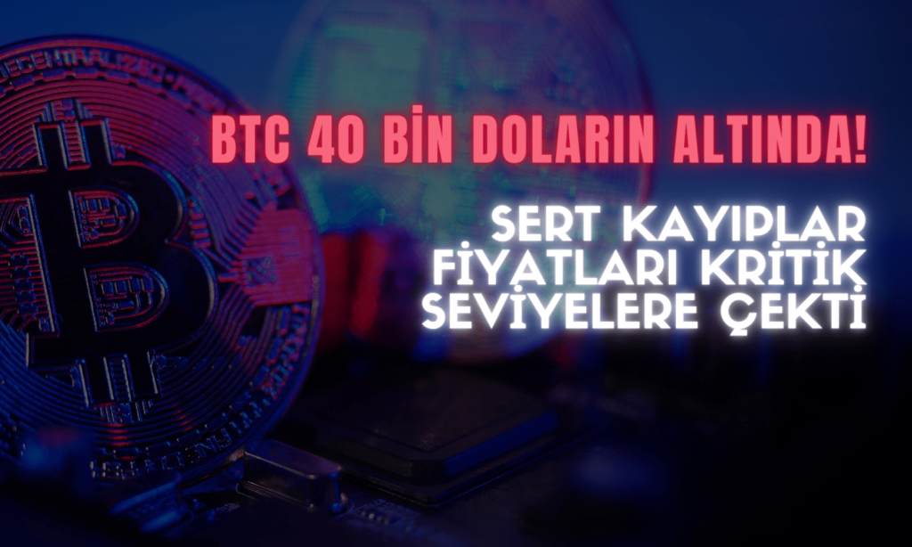 BTC 40 Bin Doların Altında! ETH Ne Kadar? (23.01.2024) | Paratic