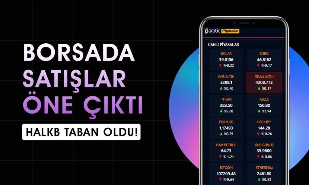 Borsa değer kaybetti: HALKB dava gündemiyle taban oldu | Paratic