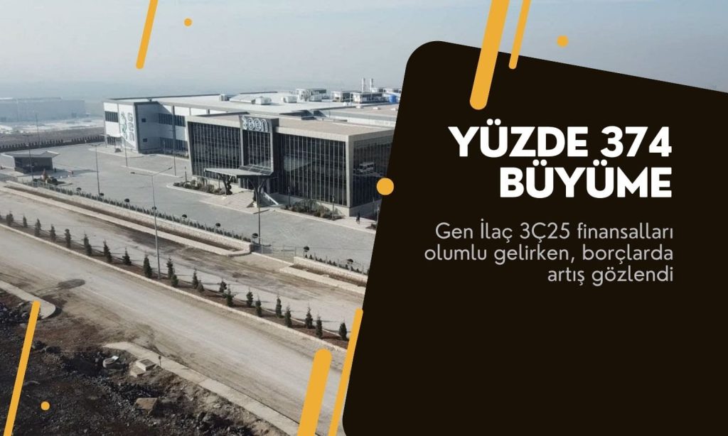 Gen İlaç (GENIL) 9A25'te net kârı yüzde 374 büyüdü | Paratic